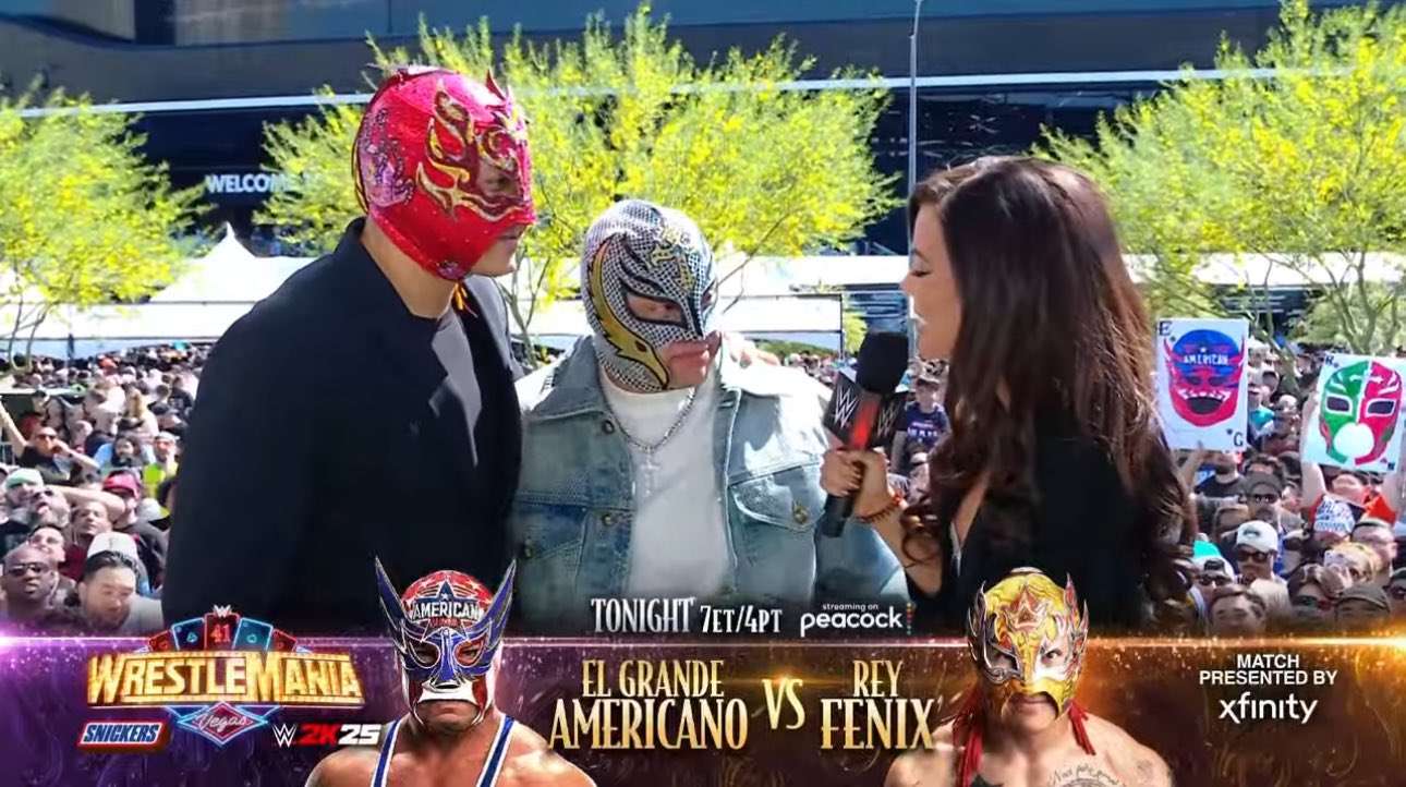 Rey Mysterio not cleared to compete at WWE WrestleMania 41, Rey Fenix facing El Grande Americano