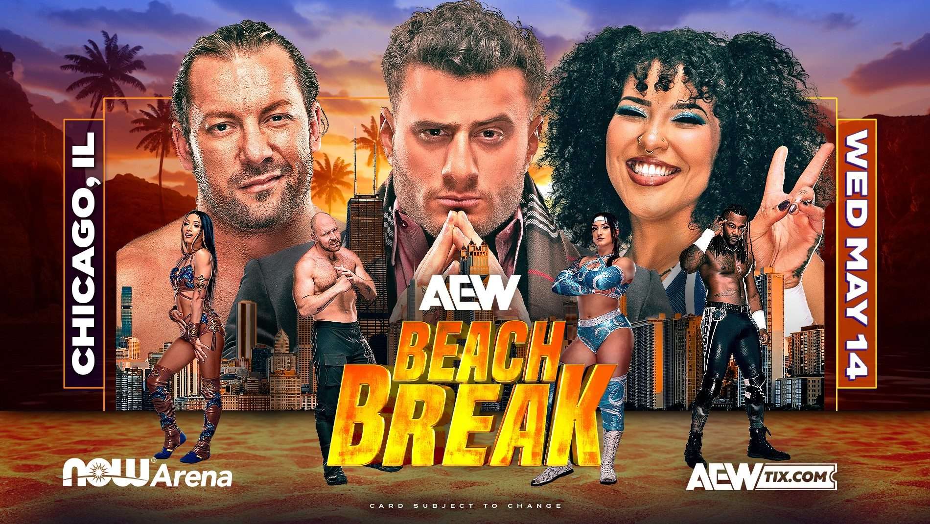 AEW Dynamite: Beach Break TV special to take place on May 14 in Chicago ...