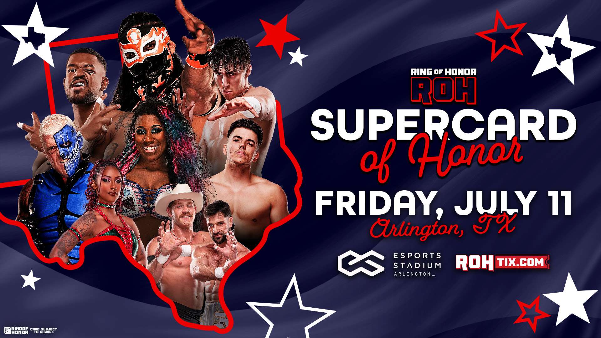 ROH Supercard of Honor, Death Before Dishonor rescheduled