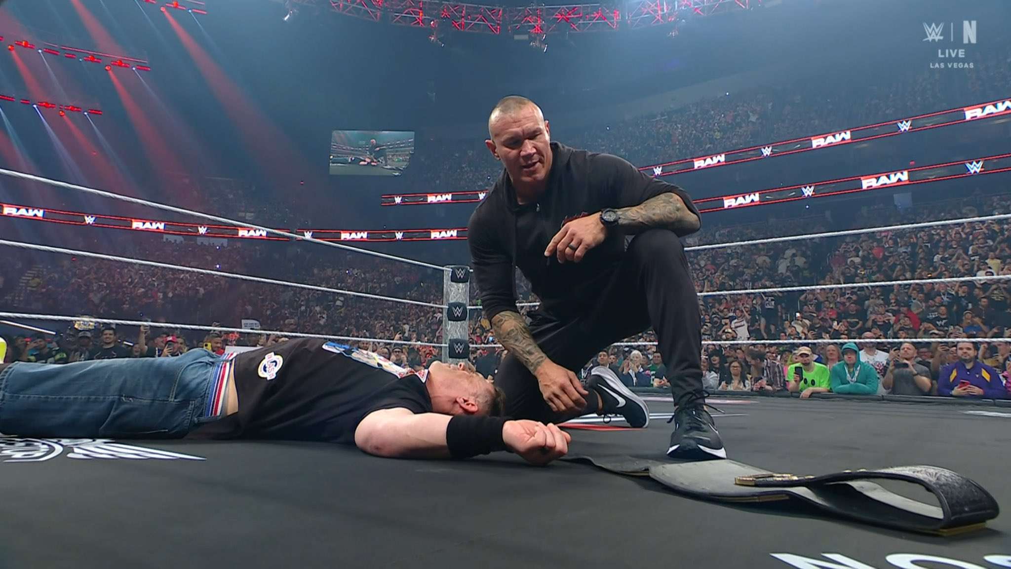 WWE Raw notes: Randy Orton delivers RKO to John Cena, update on Bayley ...