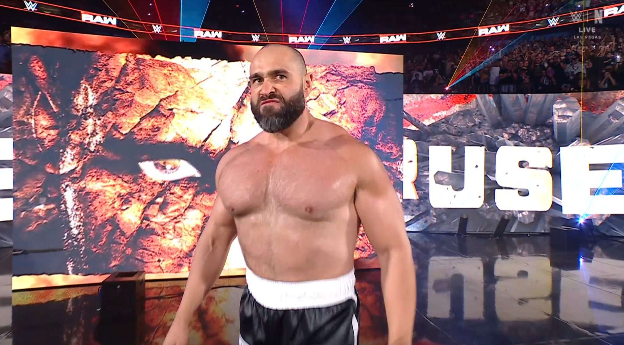 Rusev returns to WWE on Monday Night Raw