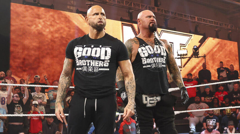 Karl Anderson: "When I saw people running up to The Rock backstage at ...