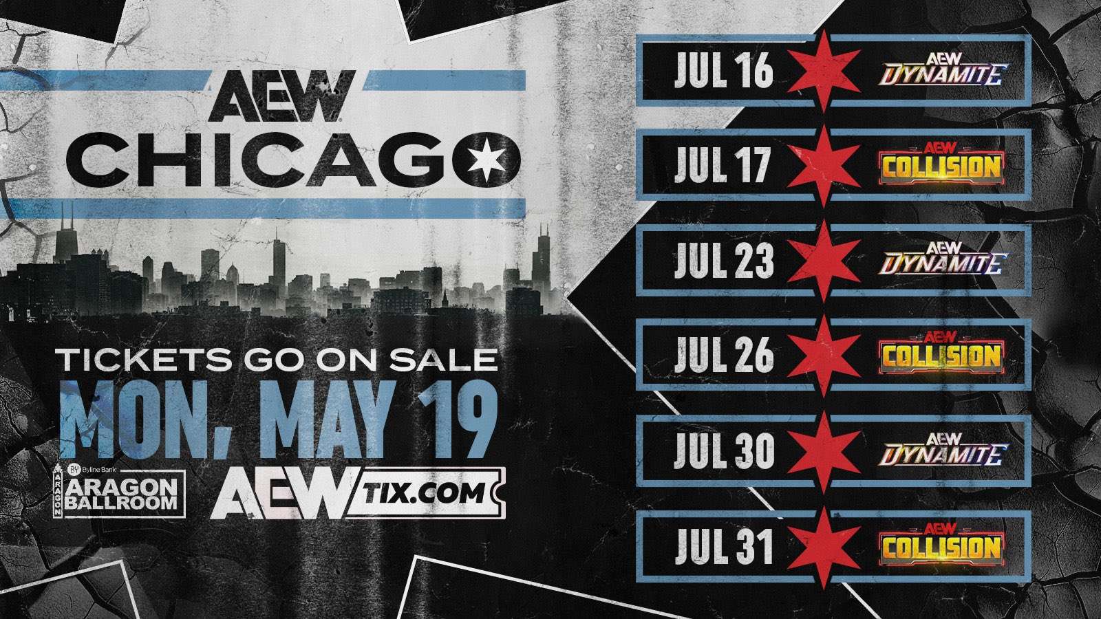 AEW announces six-show residency in Chicago
