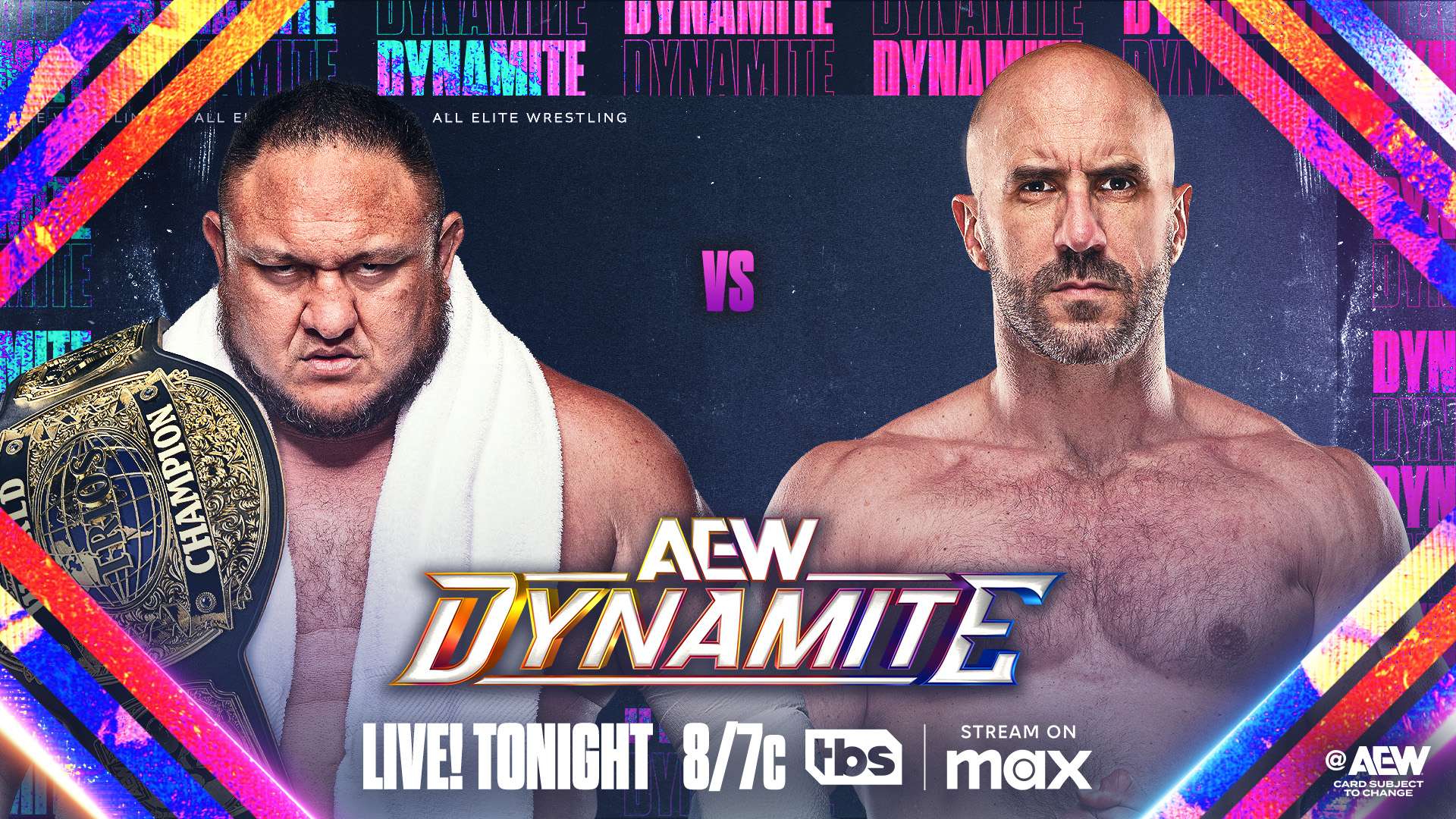 AEW Dynamite Results: Joe vs. Claudio, Young Bucks & Ricochet team ...