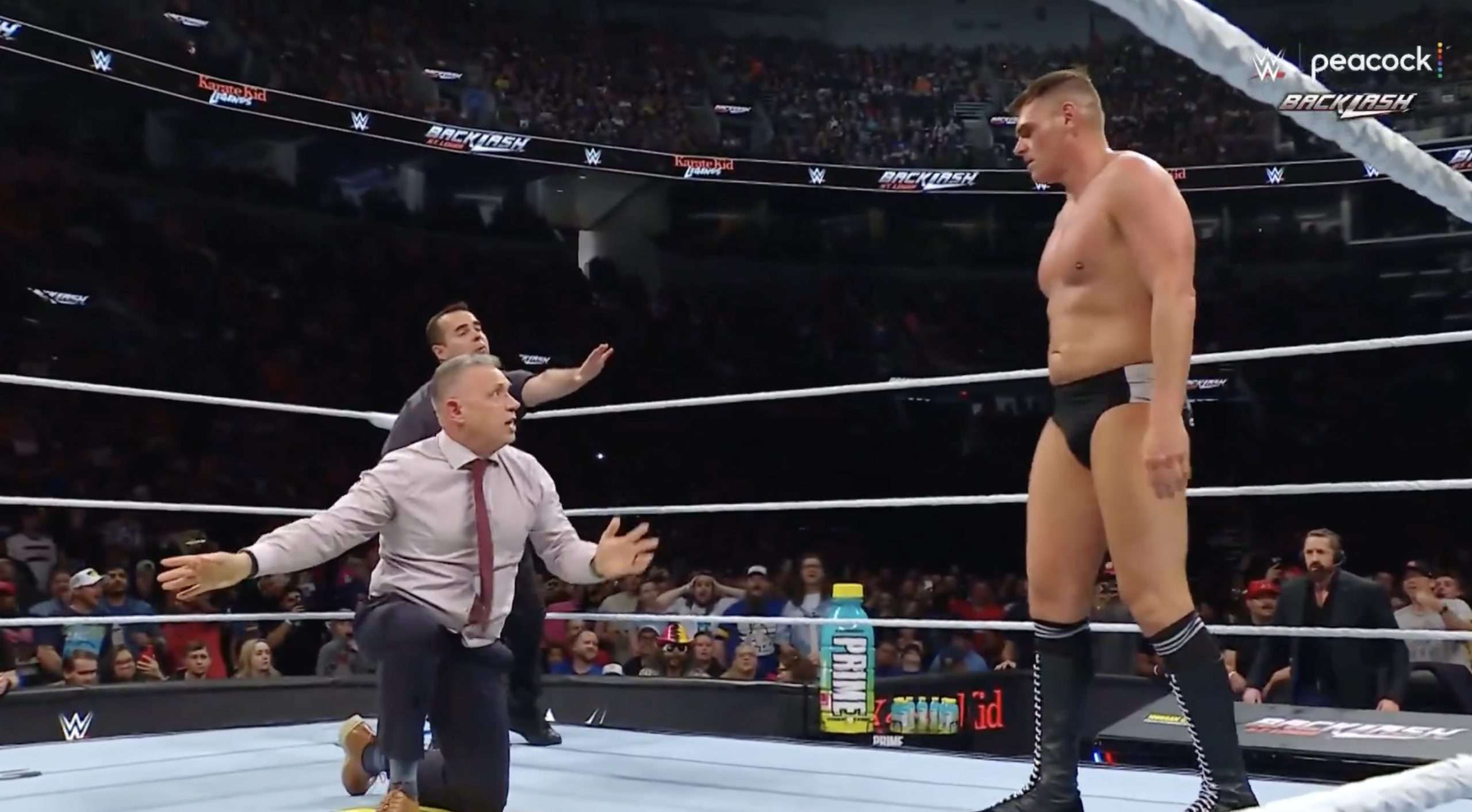 Michael Cole helps Pat McAfee at WWE Backlash but Gunther prevails