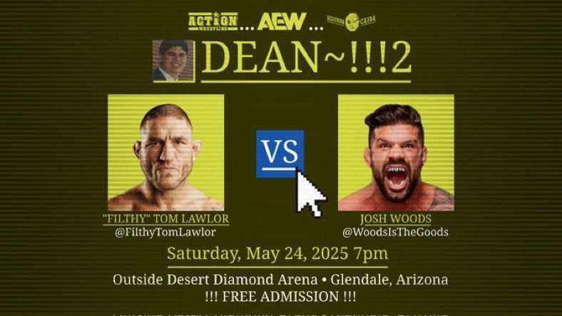 'Filthy' Tom Lawlor vs. Josh Woods announced for Dean Rasmussen tribute ...