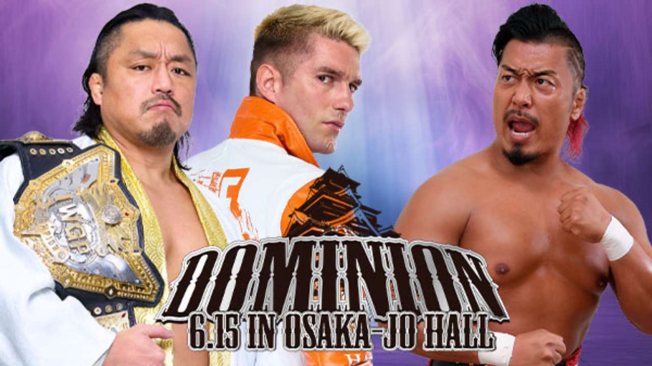 Three title bouts, Dog Collar Chain Deathmatch announced for NJPW Dominion