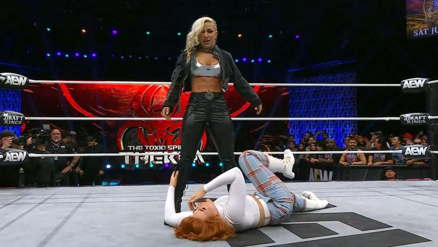 Ex-STARDOM talent Thekla makes AEW debut, attacks Jamie Hayter - POST ...