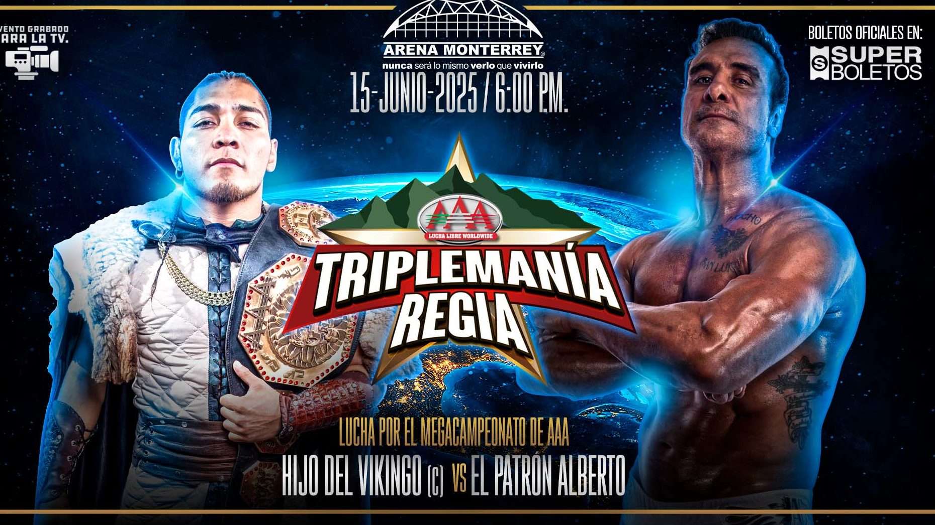 Alberto El Patron to face Vikingo for AAA Mega Title at Triplemania Regia - POST Wrestling ...