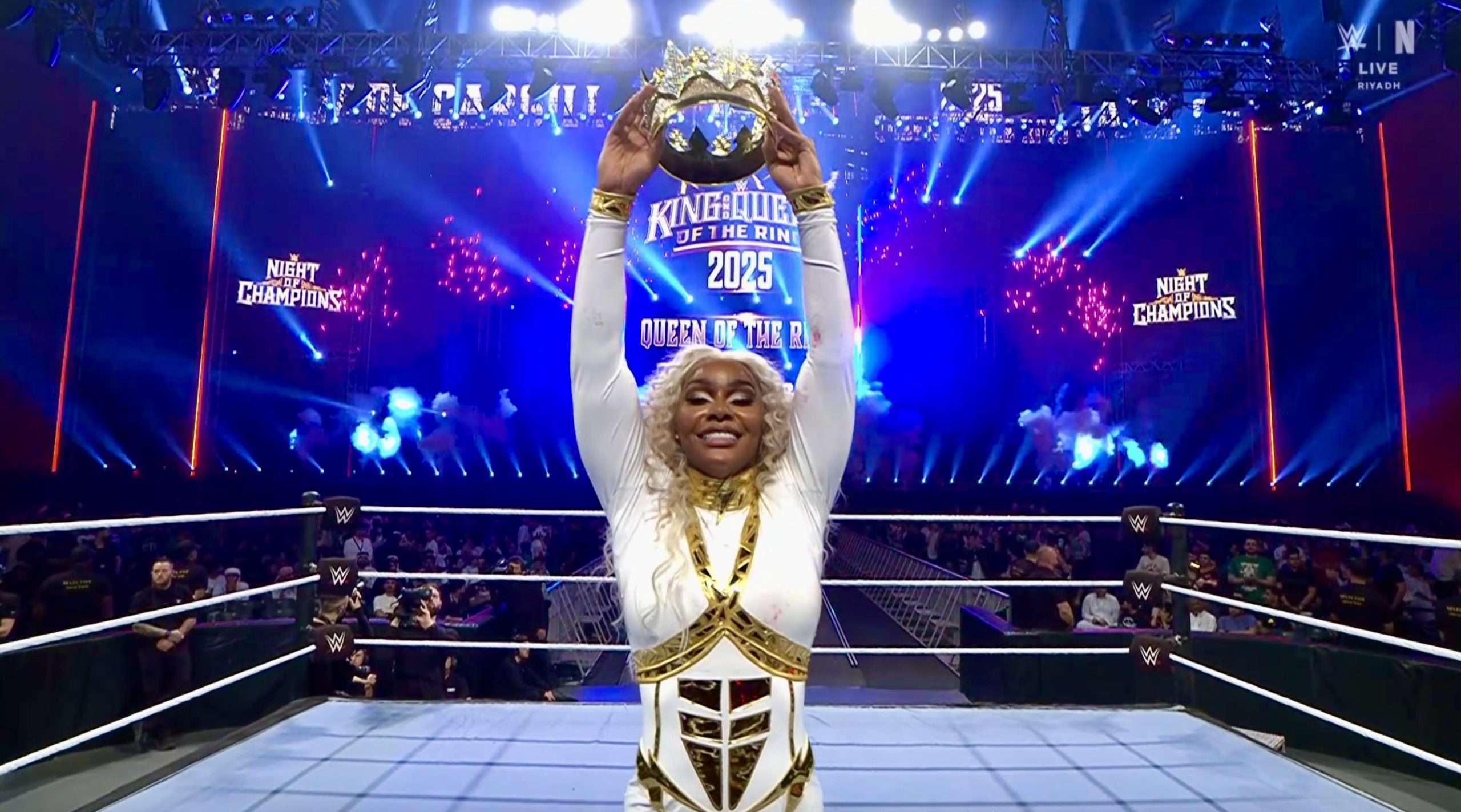 Jade Cargill beats Asuka to become 2025 WWE Queen of the Ring