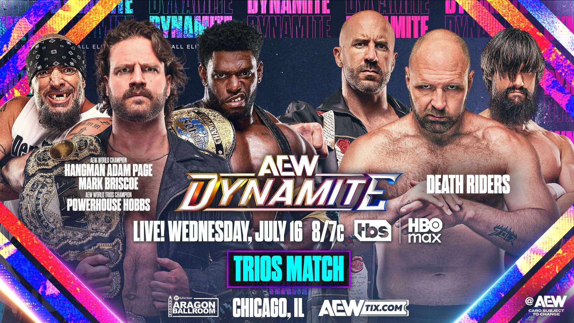 New AEW champion Hangman Page to face Death Riders in trios tag bout on ...