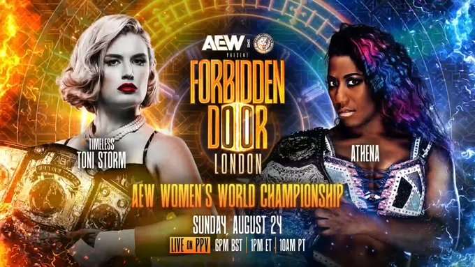 Athena to challenge "Timeless" Toni Storm at Forbidden Door