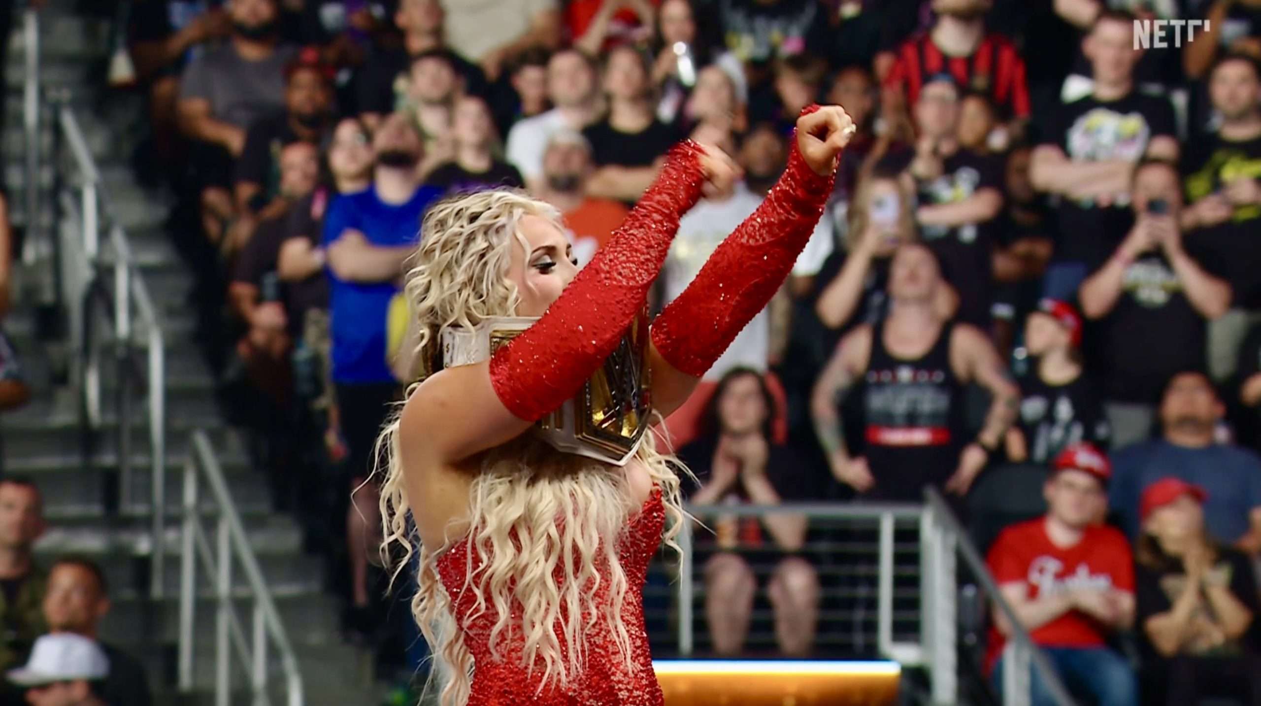 Tiffany Stratton defeats Trish Stratus to keep hold of the WWE Women’s ...