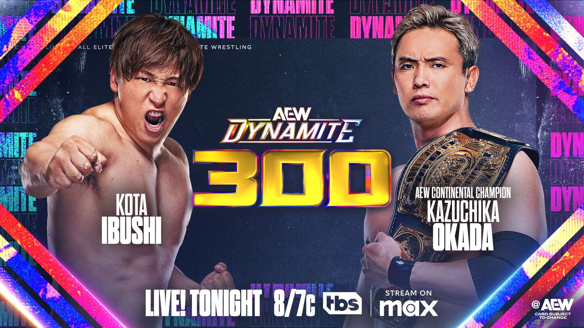 AEW Dynamite 300 Live Results: Okada vs. Ibushi, Mercedes vs. Mina, 'Heroes vs. Villains' - POST ...