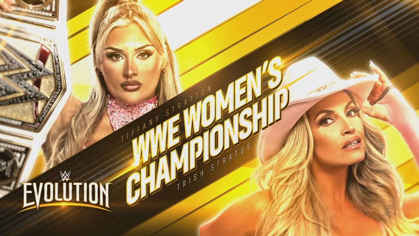 Tiffany Stratton vs. Trish Stratus title bout, Naomi vs. Jade Cargill booked for WWE Evolution ...