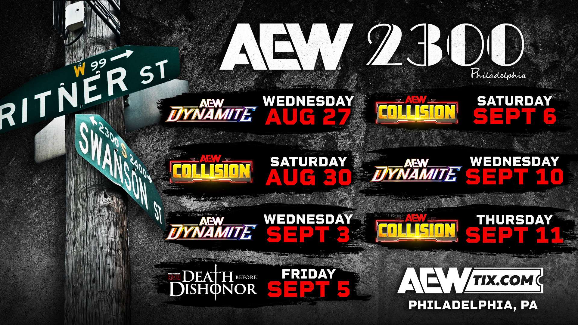 Stagehands union protest outside 2300 Arena ahead of AEW residency ...