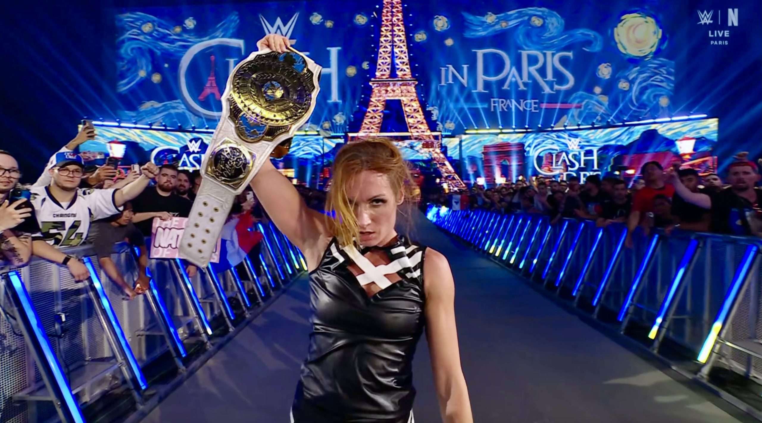 Becky Lynch retains WWE Intercontinental Title against Nikki Bella in Paris