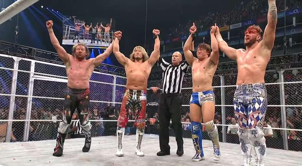 AEW Forbidden Door: Hiroshi Tanahashi earns pinfall in Lights Out Steel ...