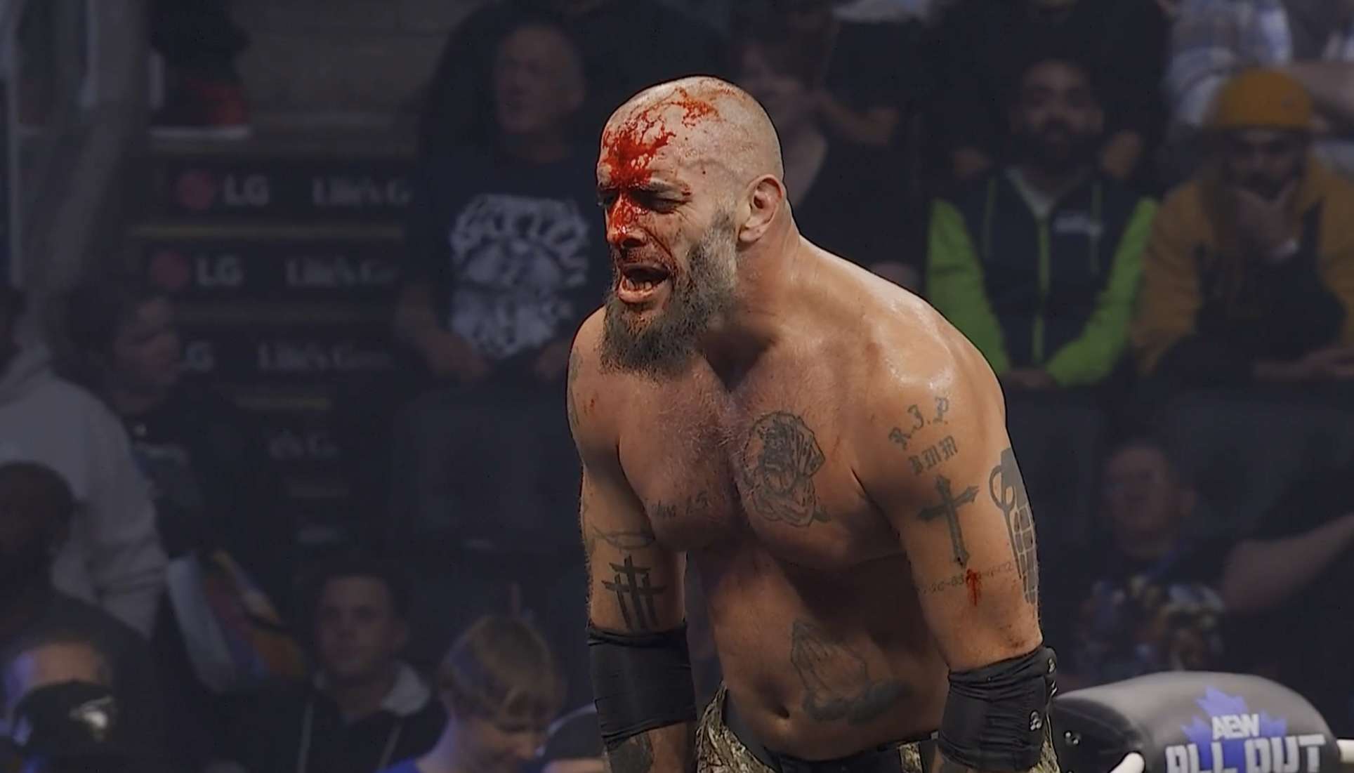 Mark Briscoe wins bloody Tables and Tacks match against MJF