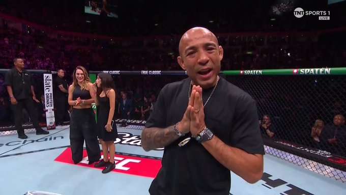 José Aldo receives retirement sendoff in Rio de Janeiro