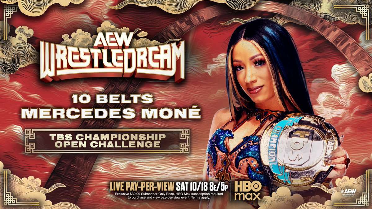 Mercedes Moné's WrestleDream match becomes title vs title contest