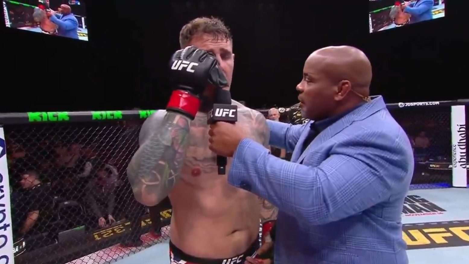 UFC 321 results: Eye poke ends Tom Aspinall's first undisputed ...