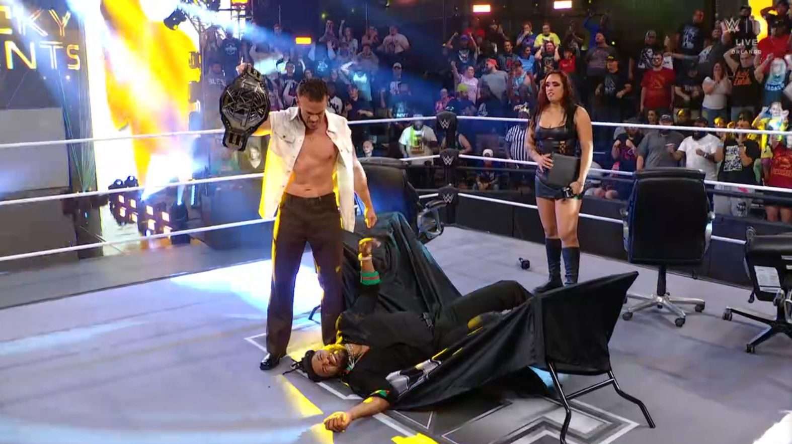 WWE NXT results: Zaria replaces Sol Ruca at Halloween Havoc, champ ...