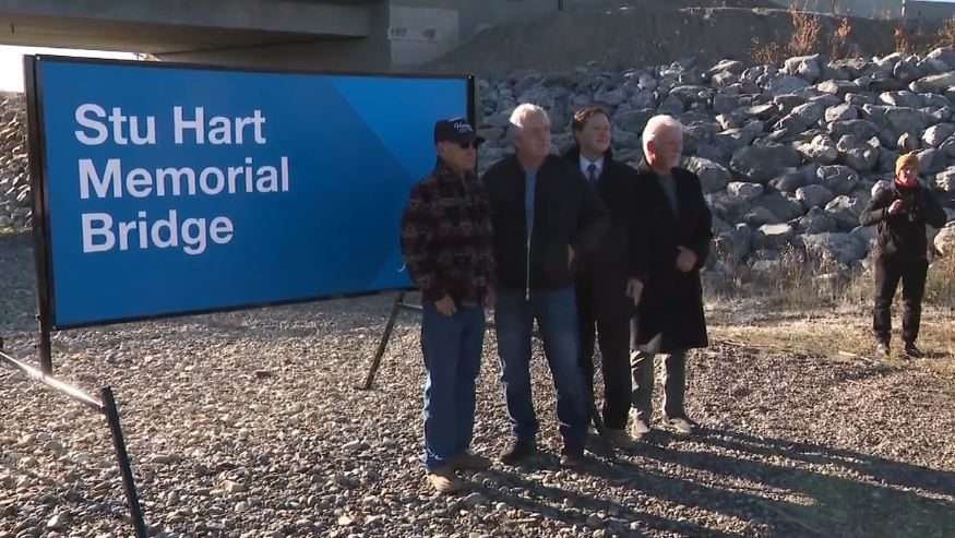 'Stu Hart Memorial Bridge' unveiled in Calgary, Alberta - POST ...