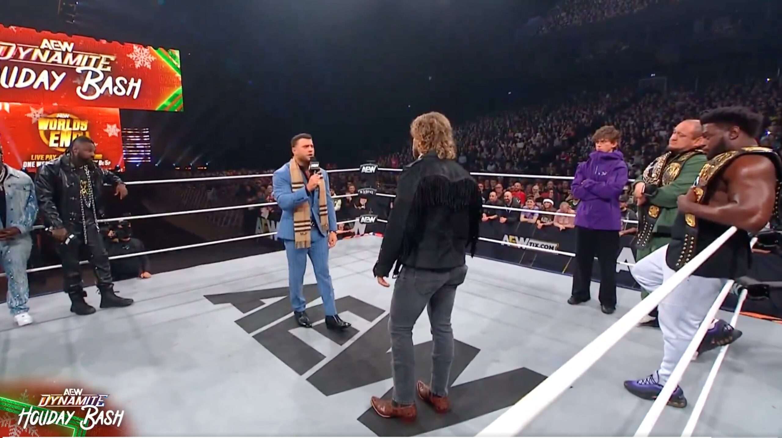 AEW Holiday Bash Results: MJF Returns, enters World Title match