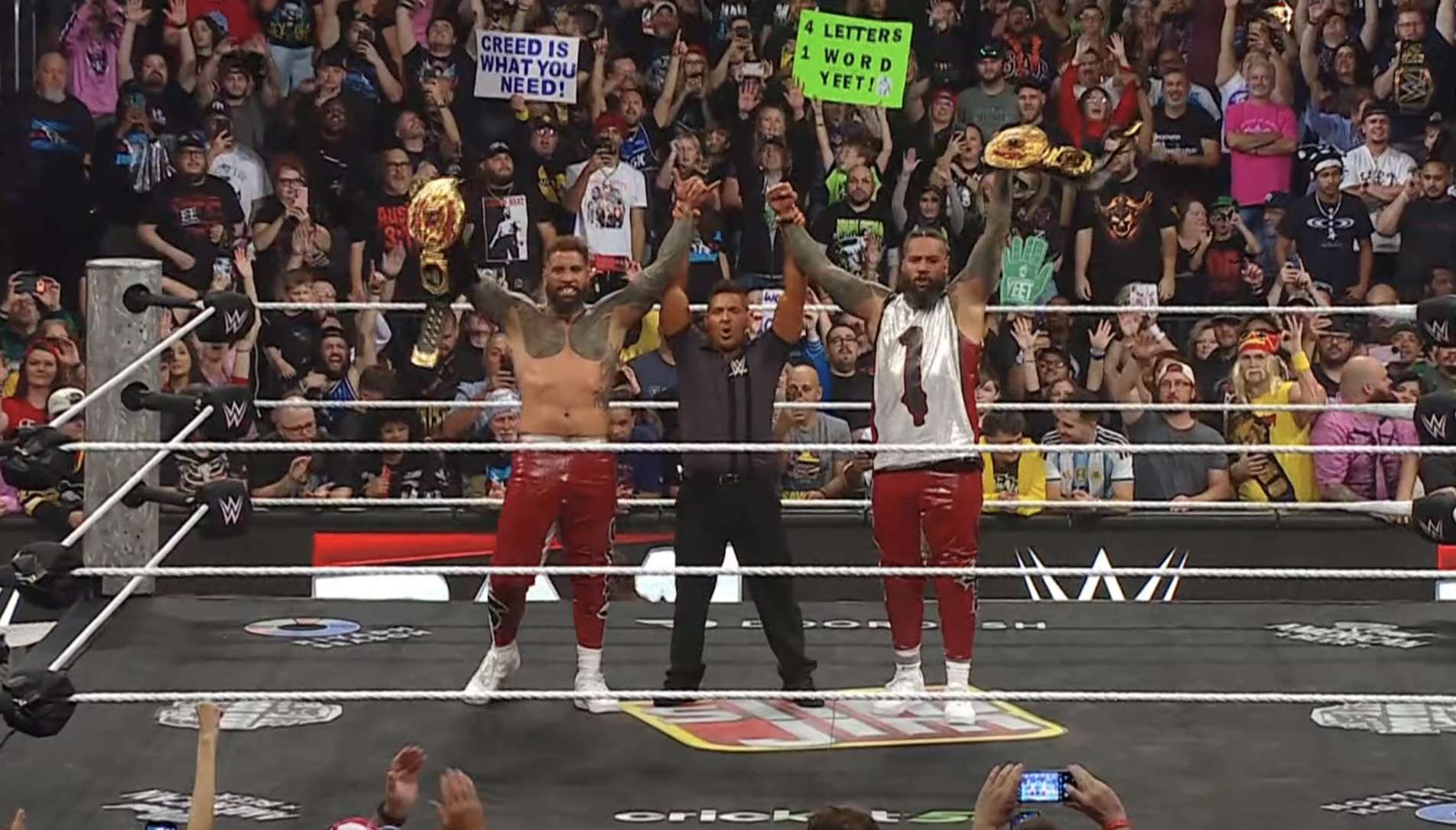 WWE Raw results: The Usos win World Tag Titles, CM Punk and Bron ...