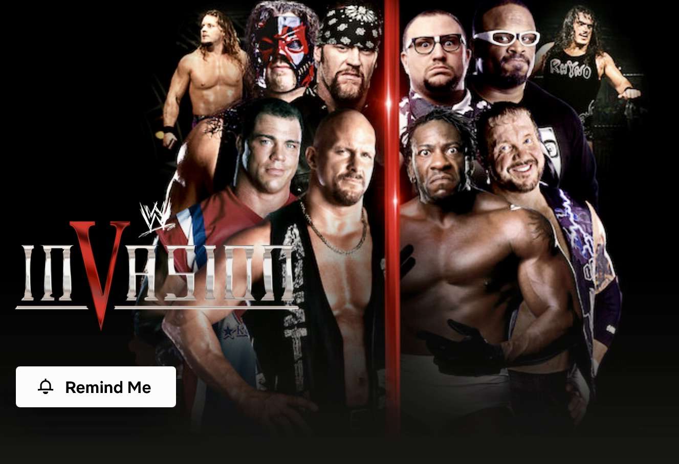 Some classic WWE pay-per-views listed as ‘Coming This Week’ on Netflix US
