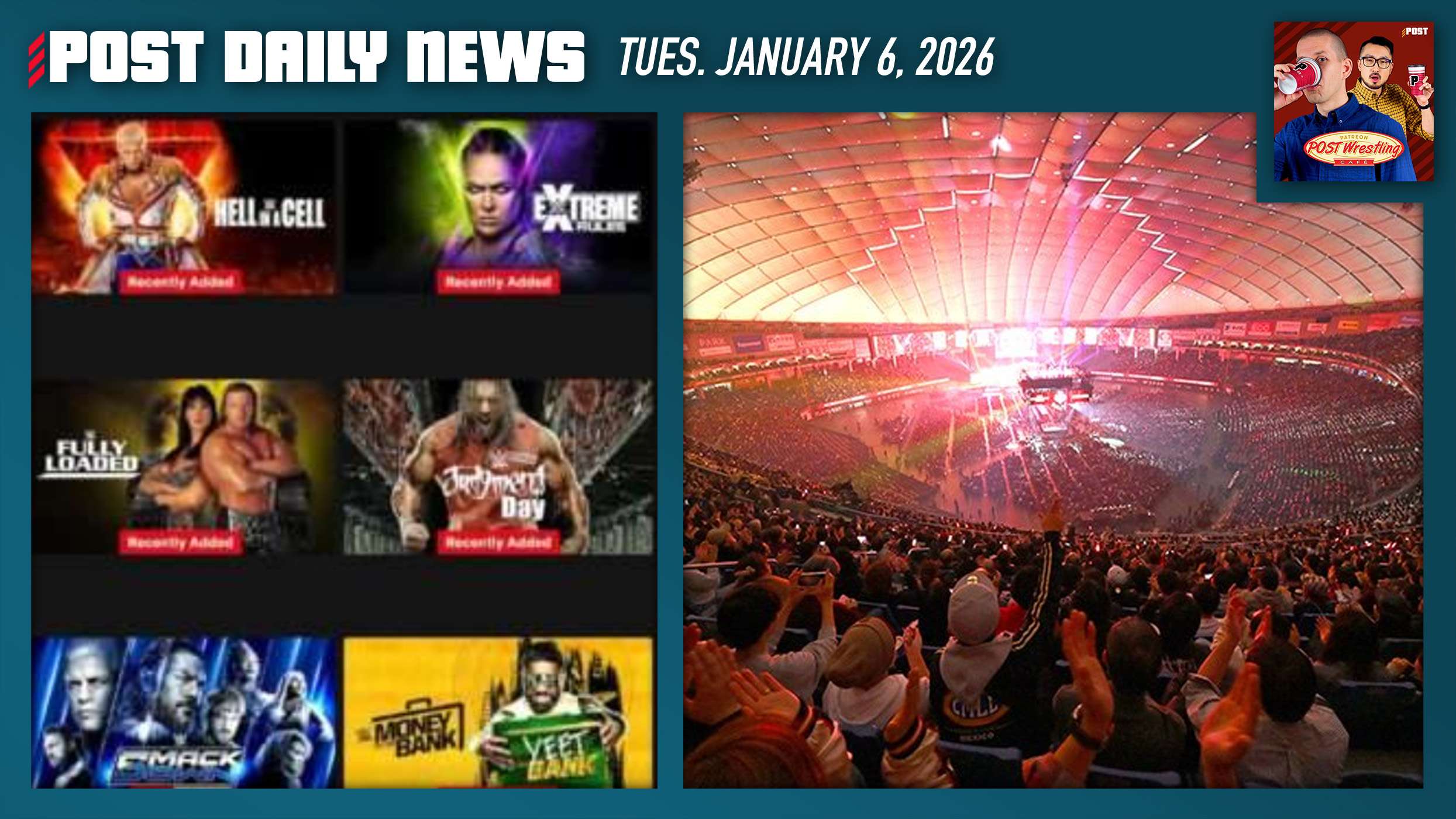 POST NEWS: Netflix deal for WWE library, Wrestle Kingdom's TV audience ...