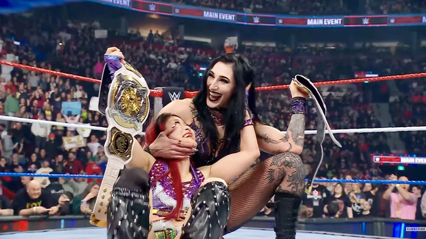 Ripley and SKY retain Women’s Tag Team Titles at WWE SNME as Vaquer and Rodriguez square off