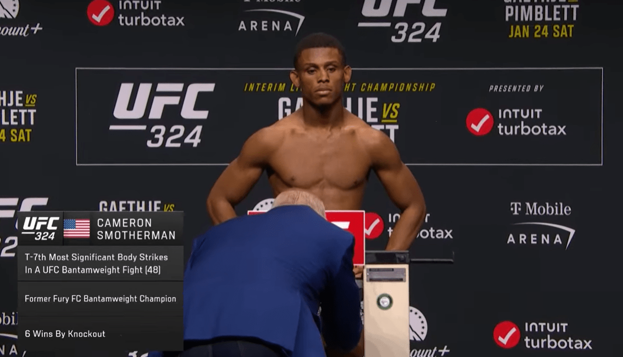 UFC fighter faints during weigh-ins, bout canceled for UFC 324 - POST ...