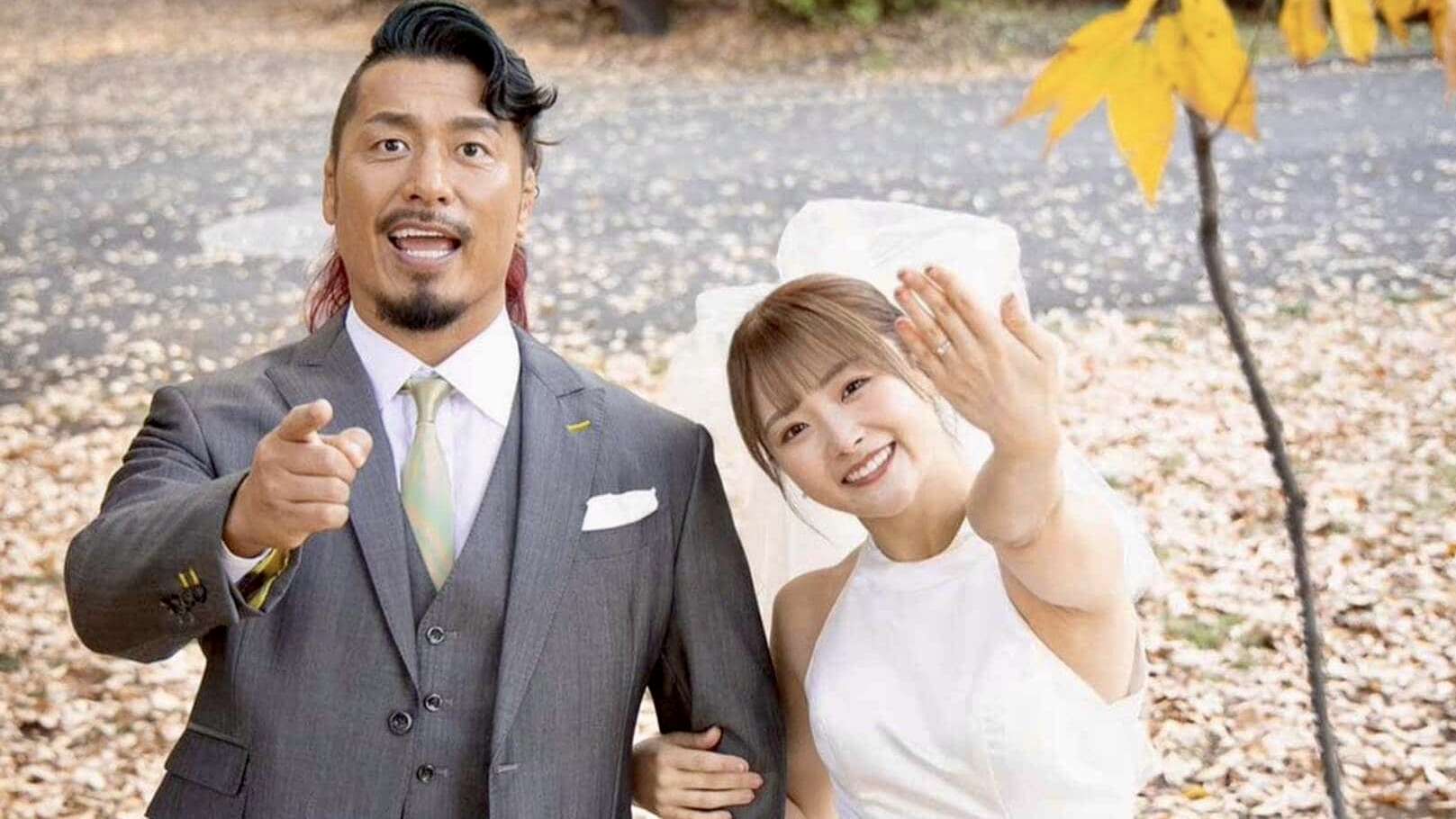 Shingo Takagi and Natsupoi announce their marriage