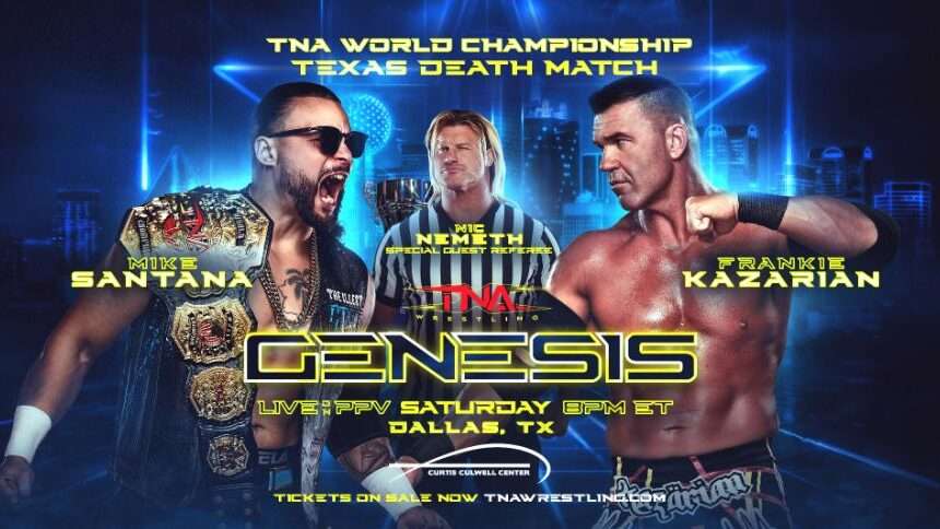 TNA Genesis 2026 updated lineup: Mike Santana vs. Frankie Kazarian ...