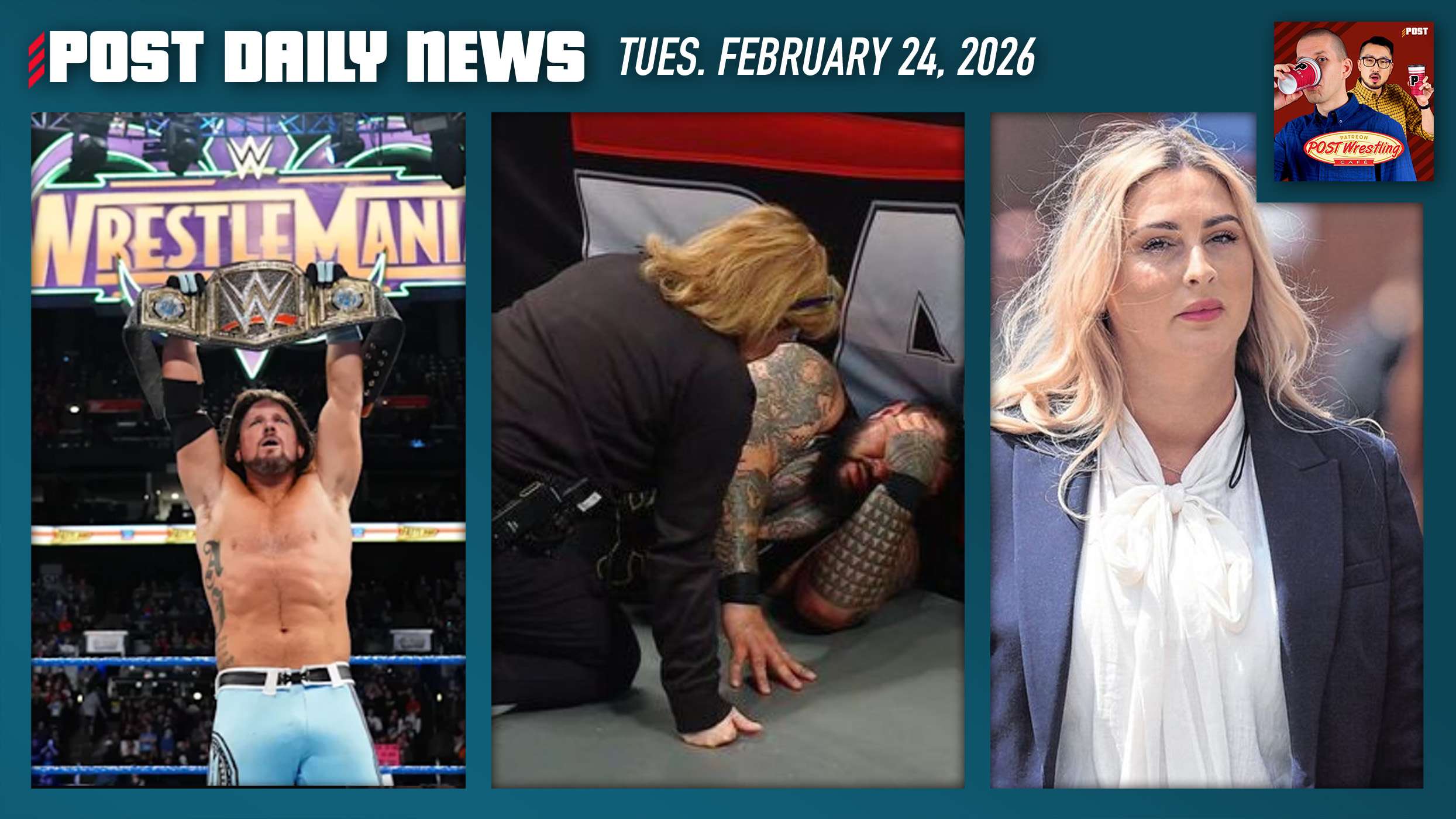 POST NEWS: Bronson Reed injured, AJ Styles in HOF & Nikita Hand could ...