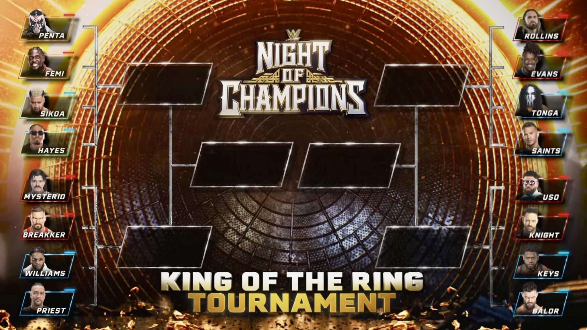 Brackets for 2026 WWE King and Queen of the Ring tournaments unveiled ...